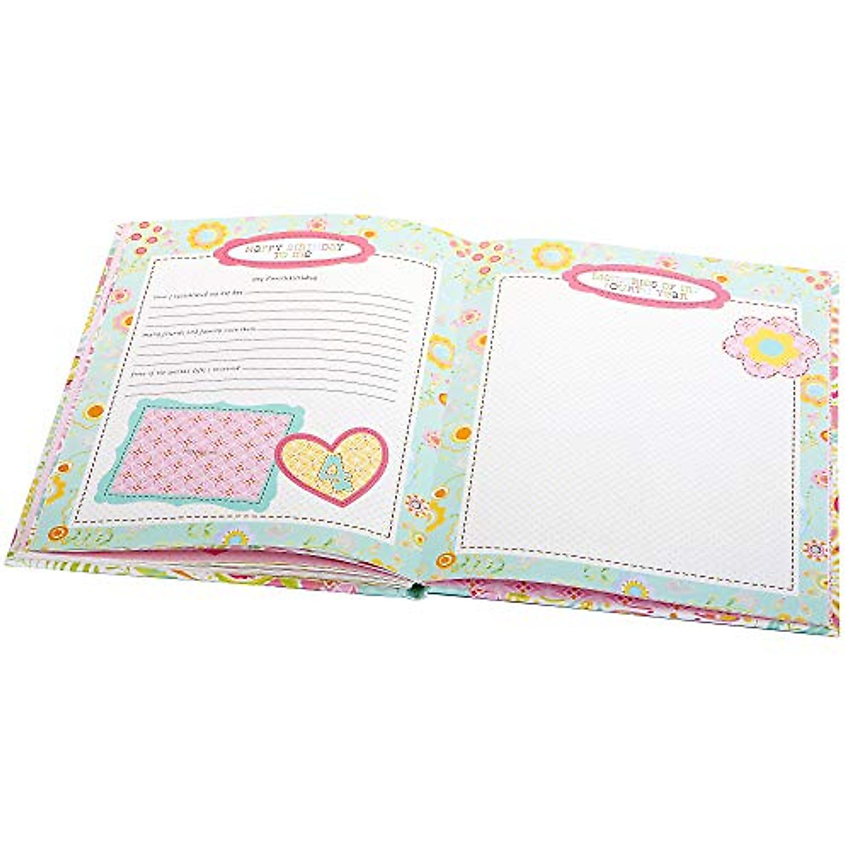 C.R. Gibson 'Sweet Baby' Pink Owl First Five Years Girl Memory Baby Book, 64pgs, 10'' W x 11.75'' H