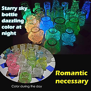 Shiny Stone Glow in The Dark, Fish Tank Aquarium Decorative Sand Gravel Rock Decoration for Home and Garden