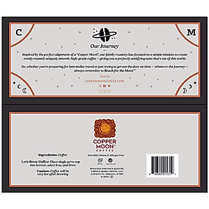 Copper Moon Single Serve Coffee Pods For Keurig K-Cup Brewers, Medium Roast, Costa Rican Blend, 80 Count