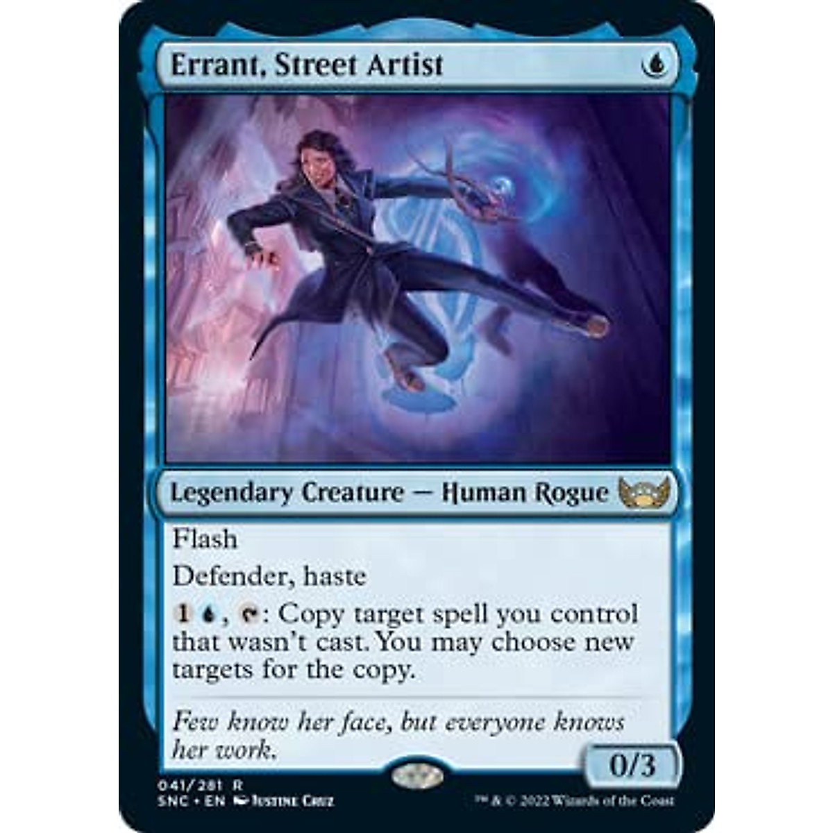 Magic: the Gathering - Errant, Street Artist (041) - Streets of New Capenna