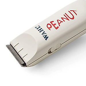 Wahl Professional Classic White Peanut Hair and Beard Clipper/Trimmer - Great for Professional Barbers and Stylists - Powerful Rotary Motor