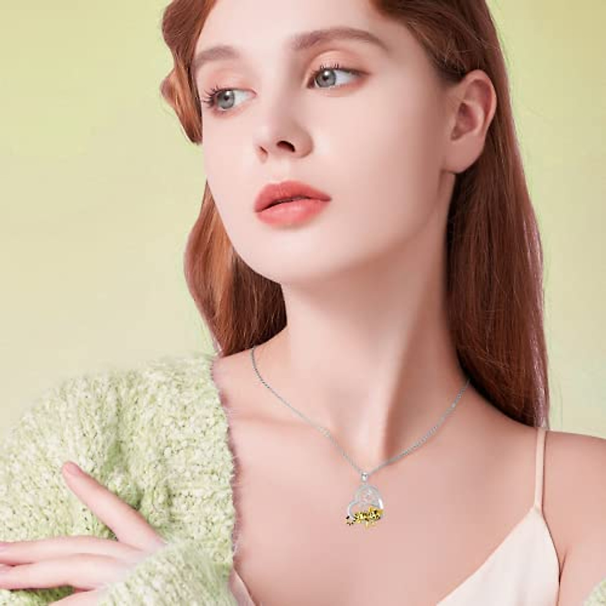 LONAGO Tiger Necklace 925 Sterling Silver Tree of Life with Cute Tiger Pendant Necklace Jewelry for Women