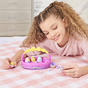 Hatchimals CollEGGtibles, Spring Toy Basket with 5 and 3 Pets, Kids Toys for Girls Ages 5 and up