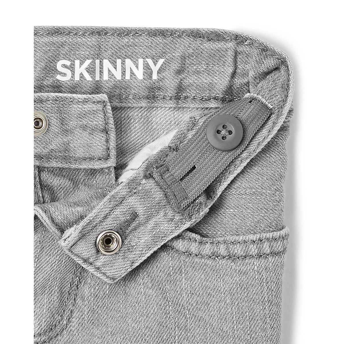 The Children's PlaceBaby Boysand Toddler Multipack Basic Skinny JeansBlack Wash/Dove Gray Wash 2-Pack6-9 Months