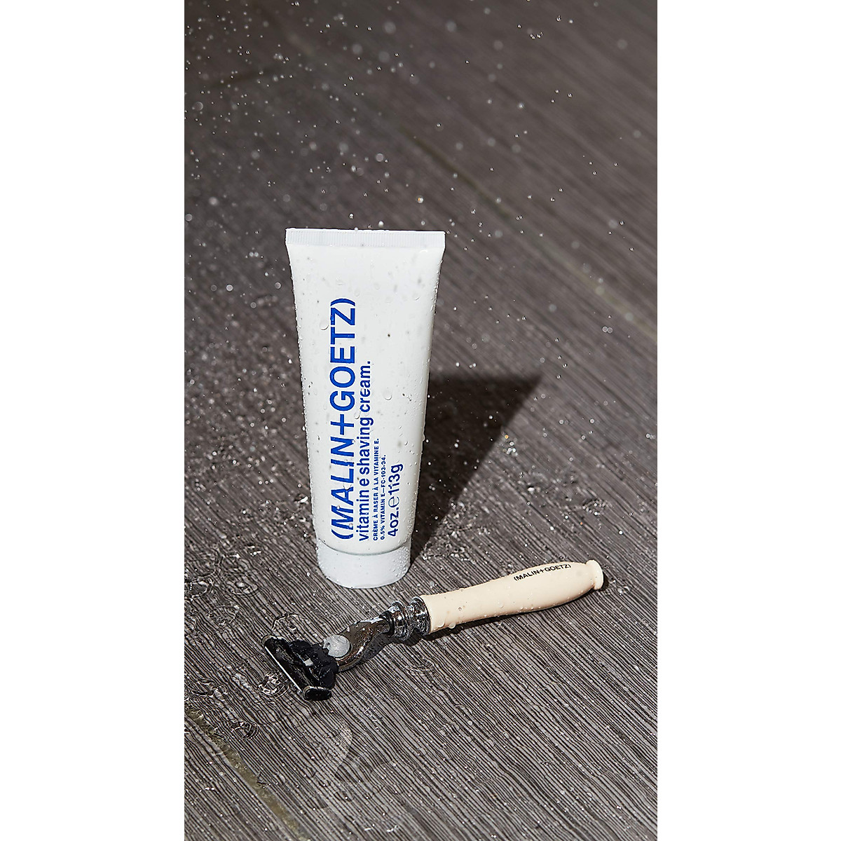 Malin + Goetz Vitamin E Shaving Cream, 8.5 Oz. - Shea Butter Shave Cream, Smooth Refreshing Menthol, Personal Care Products, Vegan & Cruelty Free