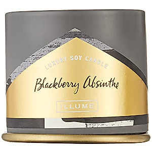 ILLUME BlackBerry Absinthe Soy Candle, Demi Vanity Tin, Purple, 3 oz.