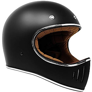 GDM Rebel Retro Vintage Motorcycle Helmet Sahara Package (Large)