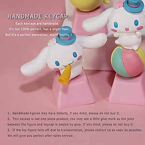 My Melodyy Keycaps Japanese Anime White Key Caps，Compatible with Cherry MX Switches Custom Gaming Mechanical Keyboard (My Melodyy)