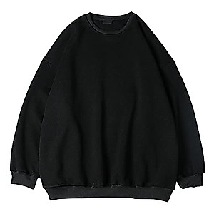 rhinestone hoodie oversized crewneck black crew neck mens pullover mens jacket tunic sweatshirts for men crop zip up hoodie men pink hoodie y2k sweatshirts for men loose fit Black XL