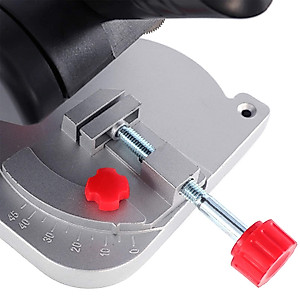 BEAMNOVA Mini Miter Saw Electric Power Table Saw Benchtop Cut-Off Chop Saw Max 45 Degree Cutting for Crafts Miniatures Metal Wood Plastic Compound Cutter