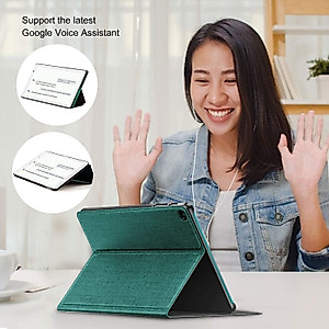 AOYODKG Tablet 2 in 1, 10.1 inch Android 10 Tablet with Keyboard, 4GB RAM 64GB ROM(128GB Expand), SIM 4G + WiFi, GMS Certified, IPS HD Display, OTG, Google Voice Assistants, AYO-G20 (Green)