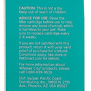 Whisker City Water Fountain Filter Cartridges - 4 Pack (Small)