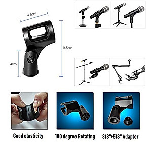 Podium Desk Mic Stand for Podcast, Meetings, Lectures,TV,Radio,Blue Yeti Snowball Microphone