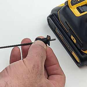 Spider Tool Holster - Drill Pins - Pack of Three - Attaches to The Side of Any Brand Power Drill and Driver with provided Screws - Pairs with Spider Tool Holster and Tool Docks