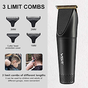 F.Lashes Professional Hair Clippers Cordless Hair Clippers for Men Haircut Kit Rechargeable Low-Noise Household Hair Trimmer for Mens, Kids and Baby