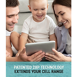 SureCall Fusion4Home Cell Phone Signal Booster up to 3000 sq ft, Boosts 5G/4G LTE, Yagi Outdoor Antenna, Home & Office Multi-User All Carrier, Verizon AT&T Sprint T-Mobile, FCC Approved, USA Company