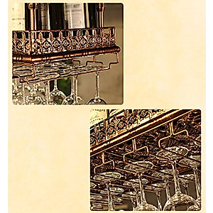 Wine Racks Metal Creative Home Bar 、 Wine Rack Hanging Glass Holder、Wine Glass Rack, Shelf Wine Glass Holder,Wine Glass Rack, Wine Glass Rack, Champagne Glass Rack,Glassware Rack