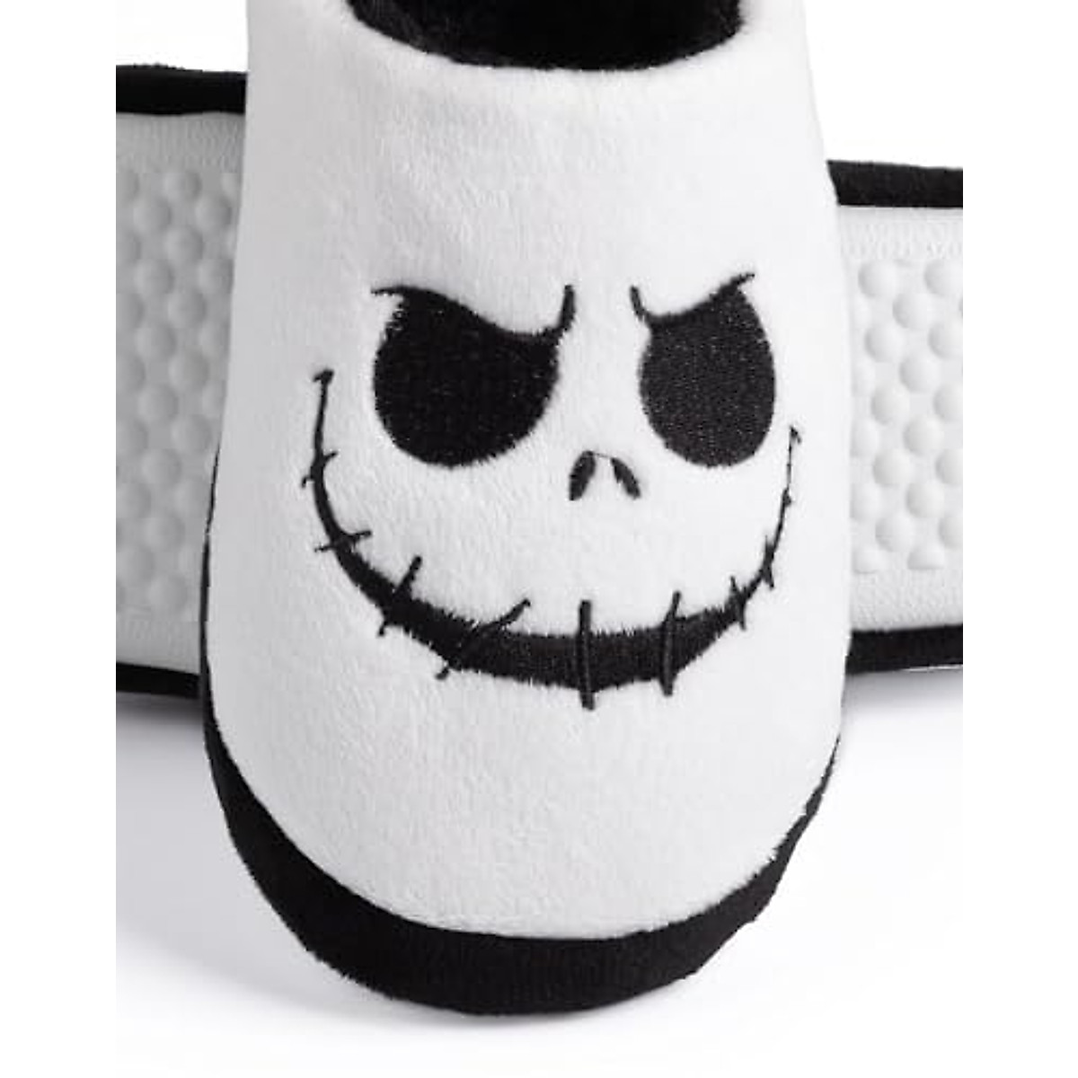 Disney The Nightmare Before Christmas Womens Slippers | Ladies Jack Skellington Halloween Footwear | Xmas Holiday Loungewear