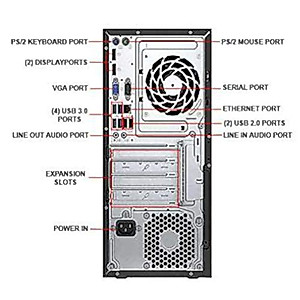 HP 600 G2 Tower Workstation Gaming Computer, Intel i5-6500 up to 3.6GHz, 16GB RAM, 256GB SSD & 2TB HDD, USB 3.0, NVIDIA GeForce GT 710 2GB, HDMI, DVI, VGA, WiFi BT 4.0 Windows 10 (Renewed)