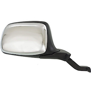Kool Vue Left & Right Manual Door Mirrors Compatible With Ford F-150 1992-1996 Chrome Pair Standard Cab