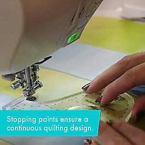 Creative Grids Machine Quilting Tool - Squiggy - CGRQTA4