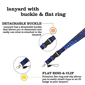 Phone Detachable Lanyard Van Gogh Starry Night Premium Neck Strap with Phone Pads for Most Smartphones Case Keys ID Card Holder for Women Men Adult (05)