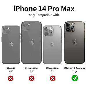 Case Wallet for iPhone 14 Pro Max Case with Card holder, Cardpakee Wallet Case for iPhone 14 Pro Max, Phone Wallet Case for iPhone 14 Pro Max Case with Wallet, Case Card Holder for iPhone 14 Pro Max