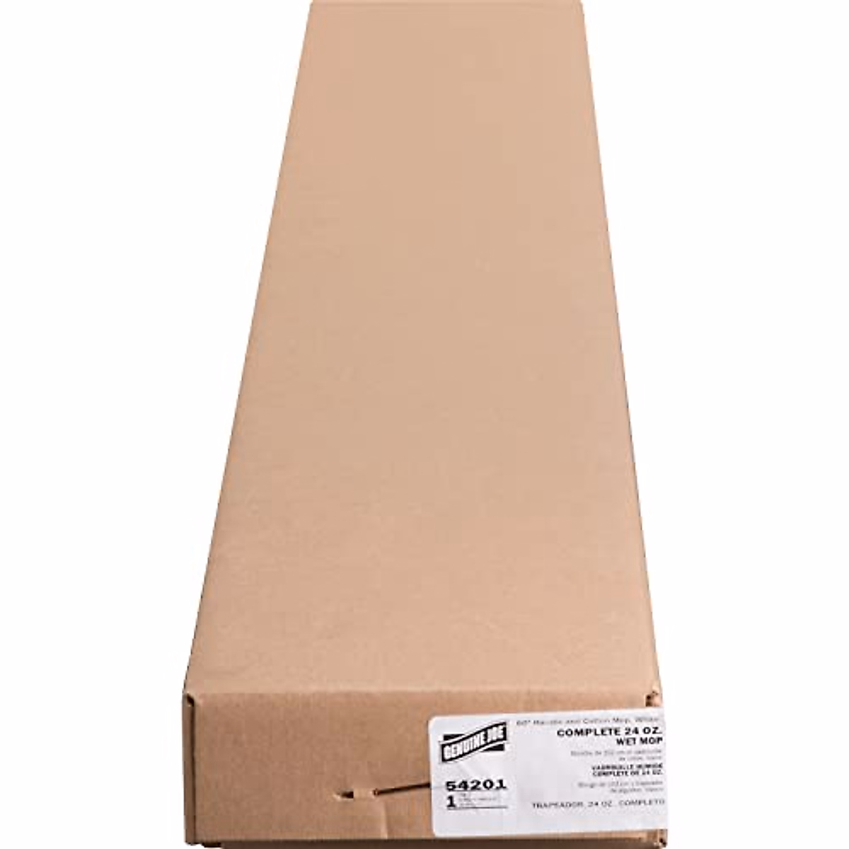 Genuine Joe-GJO54201 Cotton Wet Mop with Handle 60" Width x 0.94" Height; Cotton HeadWood Handle – Lightweight