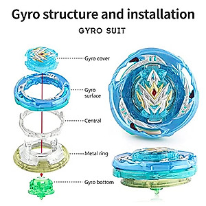 Battling Tops Burst Superking B-202 Gyro Toys for Kids with Launcher (B-202)