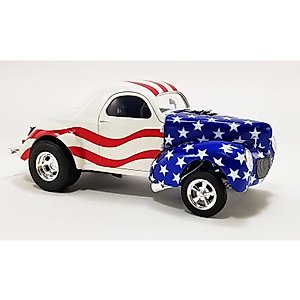 1940 Gasser Patriot American Flag Livery Limited Edition to 300 Pieces Worldwide 1/18 Diecast Model Car by Acme A1800923
