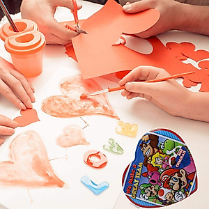 Super Mario Chocolate Heart Filled Tin, Nostalgia Collectible Gifts for Gamers, 3.6 oz