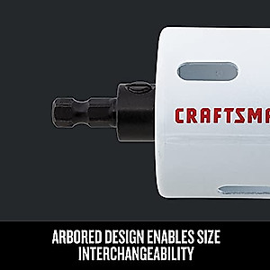 CRAFTSMAN Hole Saw Kit, Bi-Metal Set, 7Piece (CMAH1SET7)