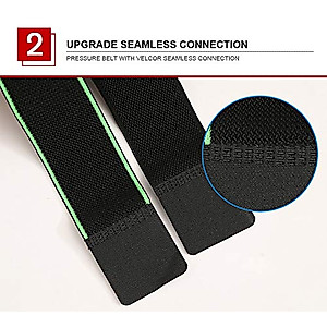 ZEERKEER Ankle Brace for Women & Men(1 Pair), Adjustable Compression Ankle Braces Breathable Ankle Support Brace, Super Elastic and Comfortable for Arthritis, Sports Injuries and Recovery (L)