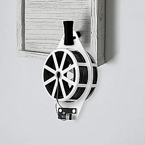 HONENCN Twist Ties Garden Plant Wires for Gardening Flower Vine Climbing and Office Organization with Built-in Cutter(328ft /100m) x1 Pack, Black。