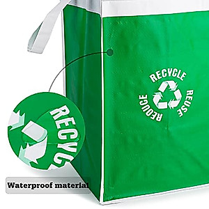 BeBesta Recycle Waste Bin Bags for Kitchen Home Trash Sorting Bins Organizer Waterproof Baskets Compartment Container