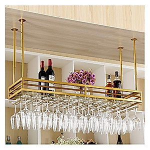 WXXGY Wine Glass Holder Household Wine Glass Holder Hanging Wine Glass Holder Display Stand Wine Rack Hanging Goblet Holder/a/80X35Cm