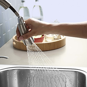 KOHLER R776-SD-VS Barossa Kitchen Faucet with Soap/Lotion Dispenser, Vibrant Stainless