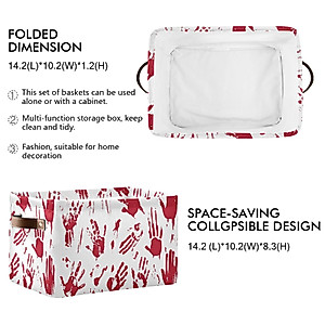 Halloween Rectangular Storage Basket Organizer Bin Shelf Baskets For Clothes Gifts For Home Office Dorm