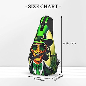 SSIMOO Happy St Patrick'S Day Functional Outdoor Travel Hiking Backpack-Perfect For Cycling, Leisure And Outdoor Adventures