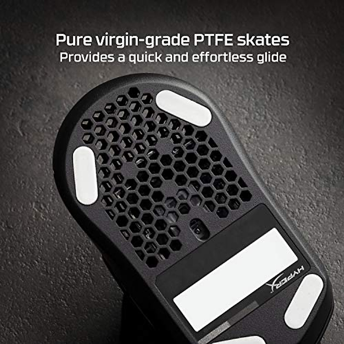 HyperX Pulsefire Haste – Gaming Mouse, Ultra-Lightweight, 59g, Honeycomb Shell, Hex Design, RGB, HyperFlex USB Cable, Up to 16000 DPI, 6 Programmable Buttons,Black