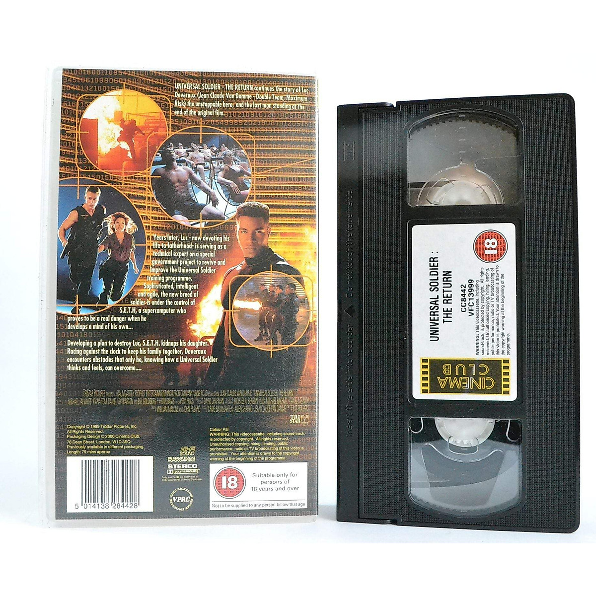 Universal Soldier: The Return - Action - Van Damme - Michael Jai White - VHS