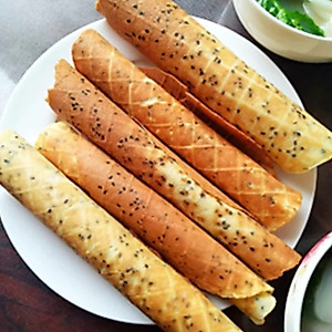 Dicunoy Waffle Cone Maker, Nonstick Ice Cream Cone Maker, 6.7" Egg Roll Crepe Pan, Camp Pancake Crispy Cone Omelet Mold for Waffle Cups, Choco Tacos, Fuel Gas Stoves Only