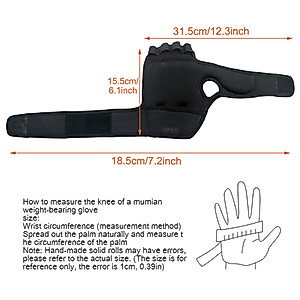 PURATEN Weighted Gloves 5lb(2.5lb Each), Soft Iron Fitness Gloves with Lengthen Wrist Strap for Gym Boxing, Taekwondo, Running Training, Washable