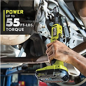 RYOBI - ONE+ HP 18V Brushless Cordless 3/8 in. Extended Reach Ratchet (Tool Only) - PBLRC25B