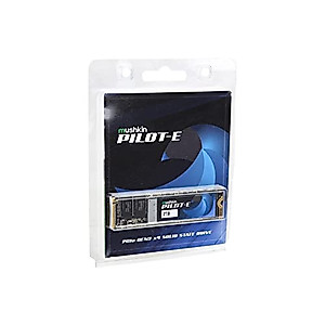 Mushkin Pilot-E – 2TB PCIe NVMe – Opal Data Encryption – M.2 (2280) Internal Solid State Drive (SSD) – Gen3 x4 – 3D TLC - (MKNSSDPE2TB-D8)
