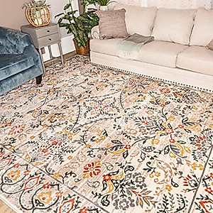 SUPERIOR Jacinda 8' x 10' Indoor Area Rug, Tan