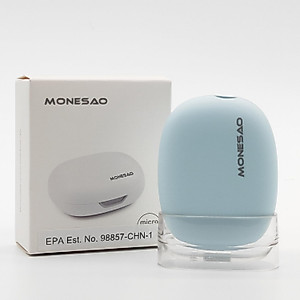 MONESAO Toothbrush Case, Toothbrush Covers with Holder, Rechargeable Travel Home Toothbrush And Holder, Cleaner Case for All Electric And Manual Toothbrushes (Blue)