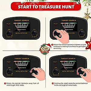 Metal Detector for Adults Professional, Waterproof 8'' Coil High Accuracy Gold Metal Detector with LCD Display, Advanced DSP Chip, DISC&All Metal Mode, for Beach Detecting, Treasure Hunting