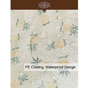 HUNRUNG Laundry Hamper,Large Canvas Fabric Lightweight Storage Basket Toy Organizer Dirty Clothes Collapsible Waterproof for College Dorms, Children Bedroom,Bathroom (Pineapple)