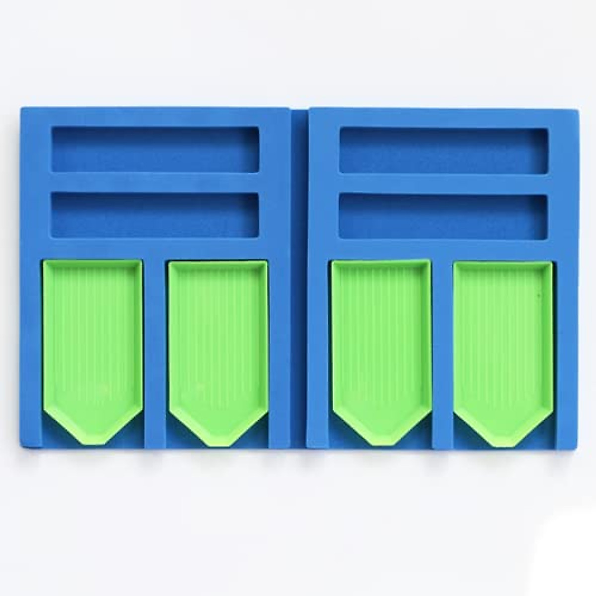 Diamond Painting Accessories Tray Organizer – pigpigboss Diamond Painting Storage Tray Multi-Boat Holder Tray Jar Containers for Diamond Painting Tools Kits Storage Containers for Rhinestones